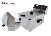 China Commercial Electric Deep Fryer 6L Single Tank 220V 2500W Stainless Steel for Restaurant for sale