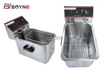 China Commercial 4L Stainless Steel Electric Fryer 2500W 220V for Restaurant Snack Bar for sale
