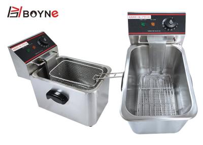 China Commercial 4L Stainless Steel Electric Fryer 2500W 220V for Restaurant Snack Bar for sale