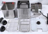 China Commercial 4L Stainless Steel Electric Fryer 2500W 220V for Restaurant Snack Bar for sale