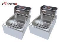 China 8L Stainless Steel Electric Fryer 3250W 220V for Fried Chicken Snacks Commercial for sale