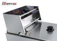 China 8L Stainless Steel Electric Fryer 3250W 220V for Fried Chicken Snacks Commercial for sale