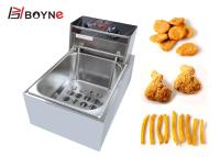 China 8L Stainless Steel Electric Fryer 3250W 220V for Fried Chicken Snacks Commercial for sale