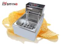 China 8L Stainless Steel Electric Fryer 3250W 220V for Fried Chicken Snacks Commercial for sale