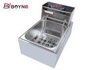 China Commercial Single Tank Electric Fryer 8L Capacity 3250W 220V for Snack Food for sale
