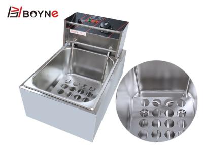 China Commercial Single Tank Electric Fryer 8L Capacity 3250W 220V for Snack Food for sale
