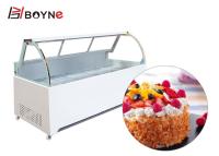 China Commercial Cake Display Chiller 900mm 1200mm with Marble Base Behind Door for sale