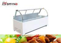China Commercial Cake Display Chiller 900mm 1200mm with Marble Base Behind Door for sale