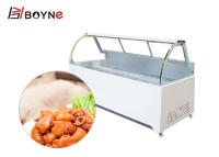 China Commercial Cake Display Chiller 900mm 1200mm with Marble Base Behind Door for sale