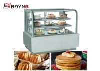 China Japanese Style Three Layer Cake Freezer with Marble Base for bakery shop for sale