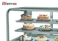 China Japanese Style Three Layer Cake Freezer with Marble Base for bakery shop for sale