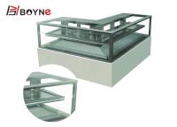 China L Type Two Layers Corner Display Freezer Can Custom -Made The Size for sale