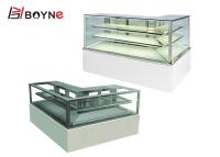 China L Type Two Layers Corner Display Freezer Can Custom -Made The Size for sale
