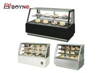 China Beveled Two Layers Japanese Style Cake Freezer Display for Bakery for put cake inside for sale