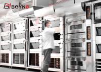 China 19kw PID Control Combination Bread Bakery Oven With Cabinet for sale