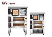 China 19kw PID Control Combination Bread Bakery Oven With Cabinet for sale