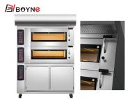 China Microcomputer Commercial Two Deck Pizza Oven With Proofer for sale