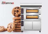 China Microcomputer Commercial Two Deck Pizza Oven With Proofer for sale