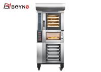 China Four Trays Electric Convection Bakery Oven With Single Layer Bread Cabinet for sale