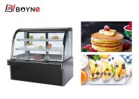 China Fan Cooling R134A Refrigerated Pastry Display Case with Marble Base for sale