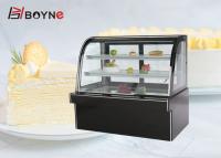 China Fan Cooling R134A Refrigerated Pastry Display Case with Marble Base for sale