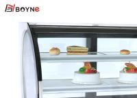 China Fan Cooling Arc Type Three Layer Cake Showcase Fridge 1200mm 220V for sale