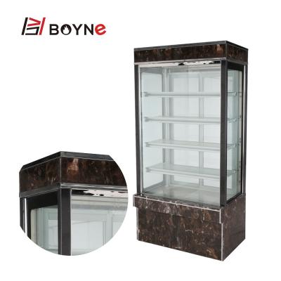 China 6 Layer SS Vertical Cake Display Case Good Heat Preservation for sale