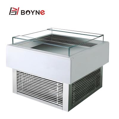 China Commercial Open Drawer Chocolate Cake Display Cabinet 220V 1200mm Stainless Steel for sale