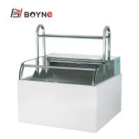 China Double Sided Open Cake Display Case 220V 900-1800mm Commercial Freezer for sale