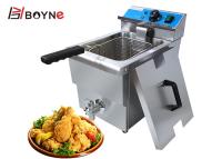 China 3.3kw 12L Commercial Electric Fryer Stainless Steel Fast Food Restaurant Equipment for sale