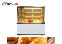 China White Marble 3 Layer Cake Display Chiller Showcase For Restaurant for sale
