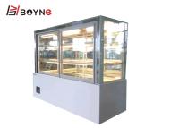 China R134A Cake Display Showcase Three Layer Front Sliding Door Fan Cooling for sale