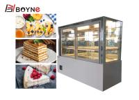 China R134A Cake Display Showcase Three Layer Front Sliding Door Fan Cooling for sale