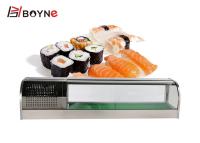 China Restaurant Cake Display Case Single Layer Sushi Fridge Cabinet for sale