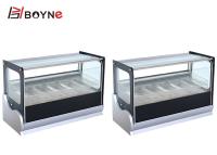China R134a Cake Display Case Milk Tea Shop Ice Cream Display Freezer for sale