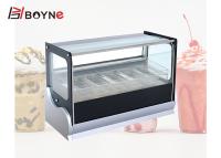 China R134a Cake Display Case Milk Tea Shop Ice Cream Display Freezer for sale