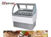 China R134a Cake Display Case Milk Tea Shop Ice Cream Display Freezer for sale