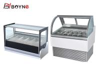China R134a Cake Display Case Milk Tea Shop Ice Cream Display Freezer for sale