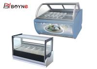 China R134a Cake Display Case Milk Tea Shop Ice Cream Display Freezer for sale
