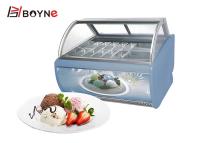 China R134a Cake Display Case Milk Tea Shop Ice Cream Display Freezer for sale