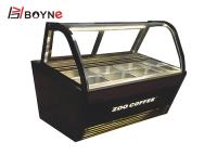 China Bubble Tea Ice Cream Display Fridge Equipment Dessert Freezer 220V for sale