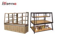 China Custom Size Canteen Cake Display Case Island Bread Display Showcase for sale