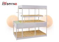 China Custom Size Canteen Cake Display Case Island Bread Display Showcase for sale