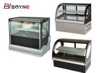 China Desktop Stainless Steel Cake Display Freezer Dynamic Cooling For Supermarket for sale