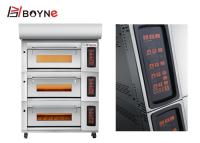 China 4 Deck 8 Trays Bakery Deck Oven 22.2kw Electric Bread Oven for sale