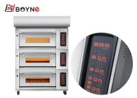 China Industrial Gas 3 Deck 9 Tray Bread Baking Oven 0.3kw 220V Stainless Steel for sale