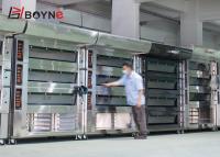 China Touch Screen 3 Deck 9 Trays Electric Bread Baking Oven for big output bread for sale