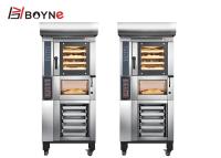 China 380V Four Trays Bakery Deck Oven With Cabinet Digital Temperature Control for sale