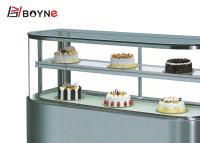 China Bakery Shop D Shape Fan Cooling Cake Display Chiller for sale