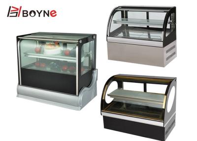 China Tabletop Cake Cooling Display Cabinet 900mm 1200mm Glass Showcase for Bakery for sale